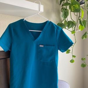 Figs | Tops | Womens Caribbean Blue Figs Top | Poshmark